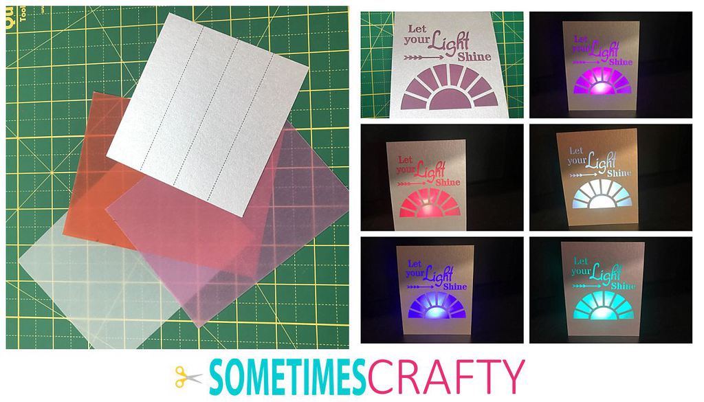 How to Make a Cardstock Luminary with Flameless LED Tealight Candle ...